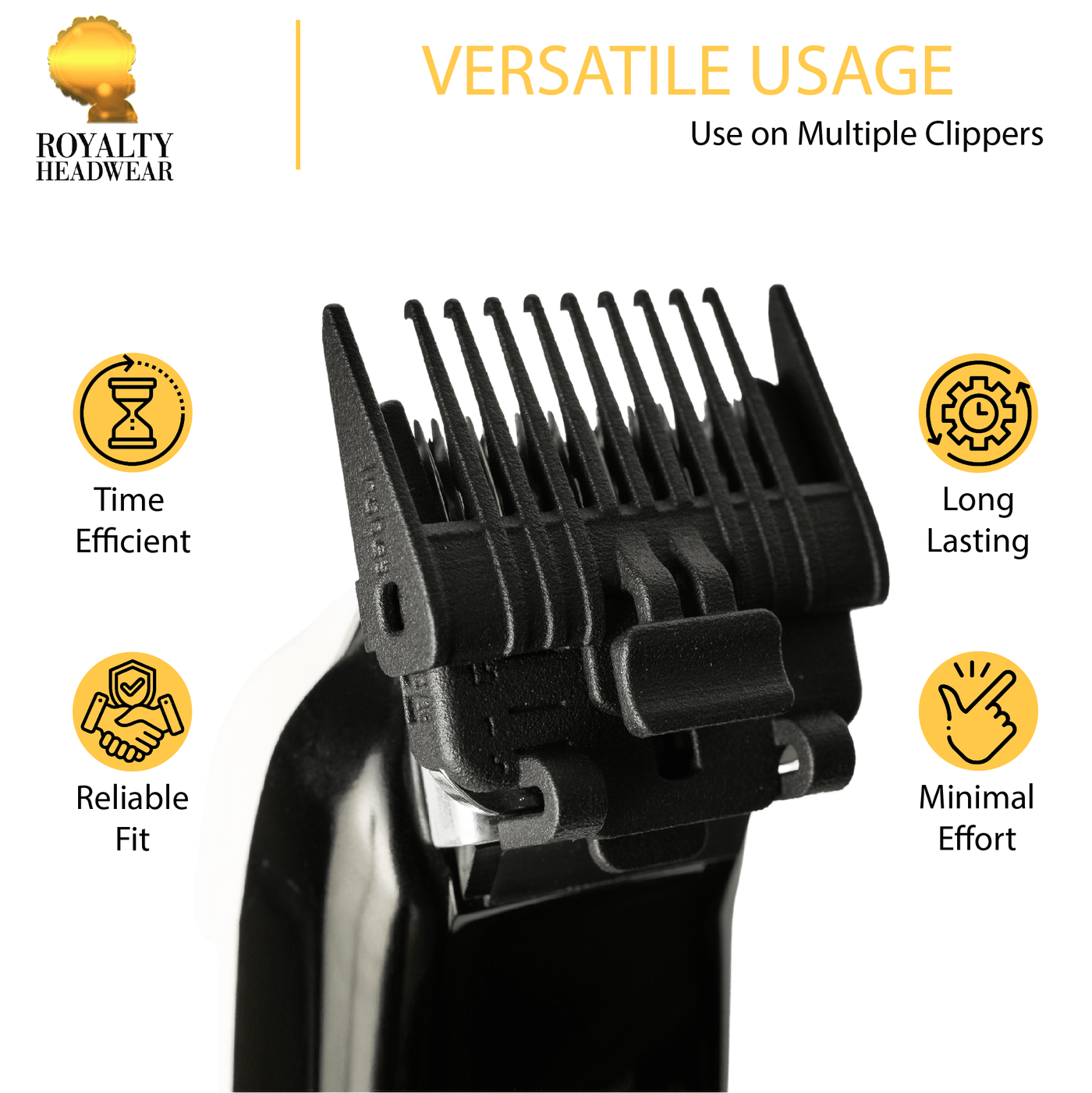 The Royalty Clipper Guard: 3 in 1 Clipper Guard (1.5mm, 3mm,